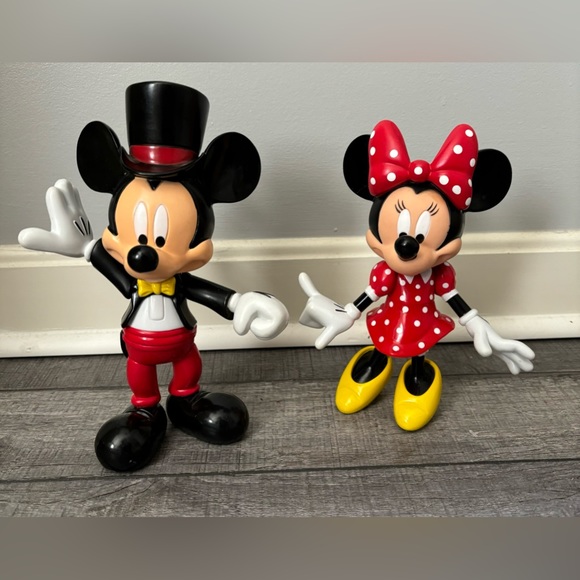 Disney | Toys | Mickey And Minnie Mouse Poseable Twistable Figures ...